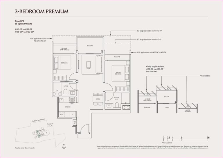 UpperHouse @ Orchard Boulevard Floor Plan | Previewing 2025
